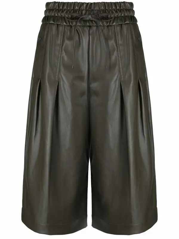 3.1 Phillip Lim Vegan Leather Box-pleat Culottes