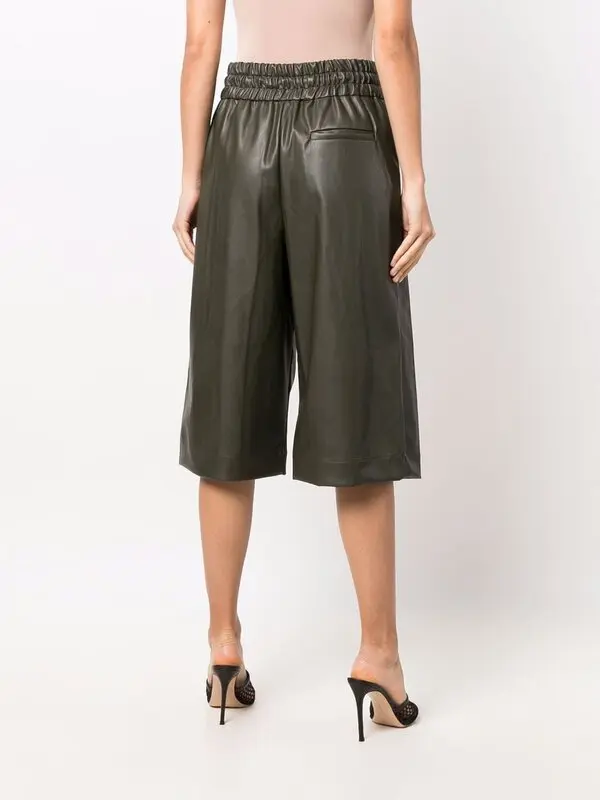 3.1 Phillip Lim Vegan Leather Box-pleat Culottes
