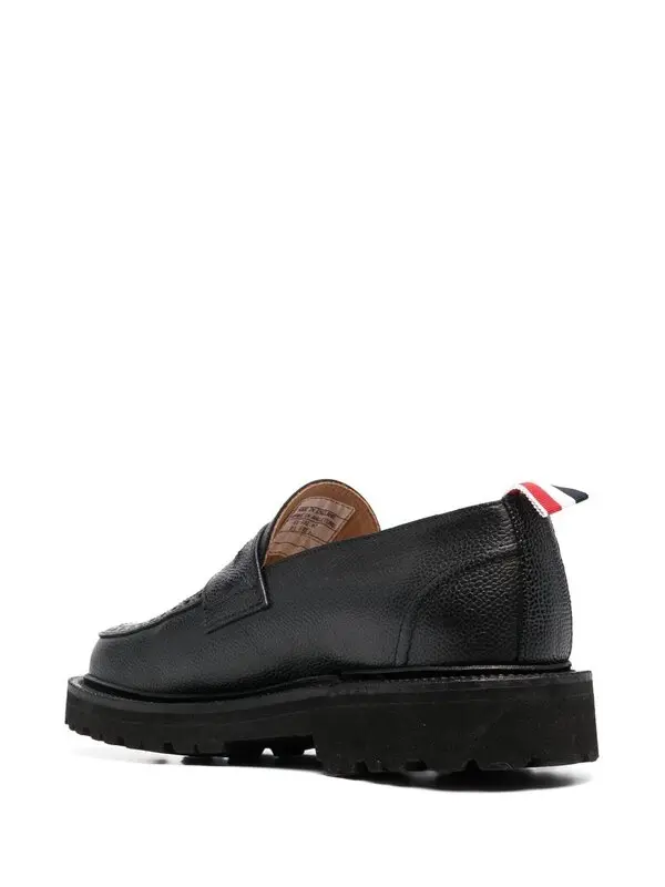 Thom Browne Pebbled Penny Loafers