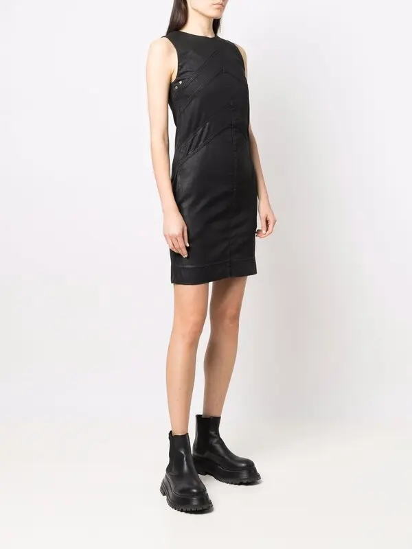 DIESEL® Coated Sleeveless Mini Dress