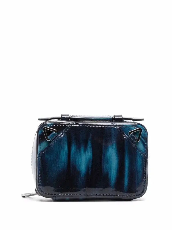 DIESEL Tie Dye-print Glossy Purse