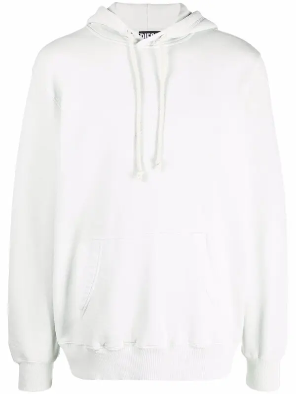 DIESEL Embroidered Hoodie - Grey