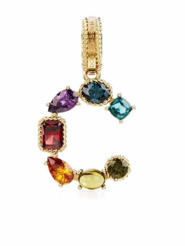 Dolce & Gabbana 18kt Yellow Multi-stone Necklace - Gold