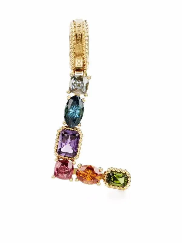 Dolce & Gabbana Rainbow Alphabet L Pendant - Gold
