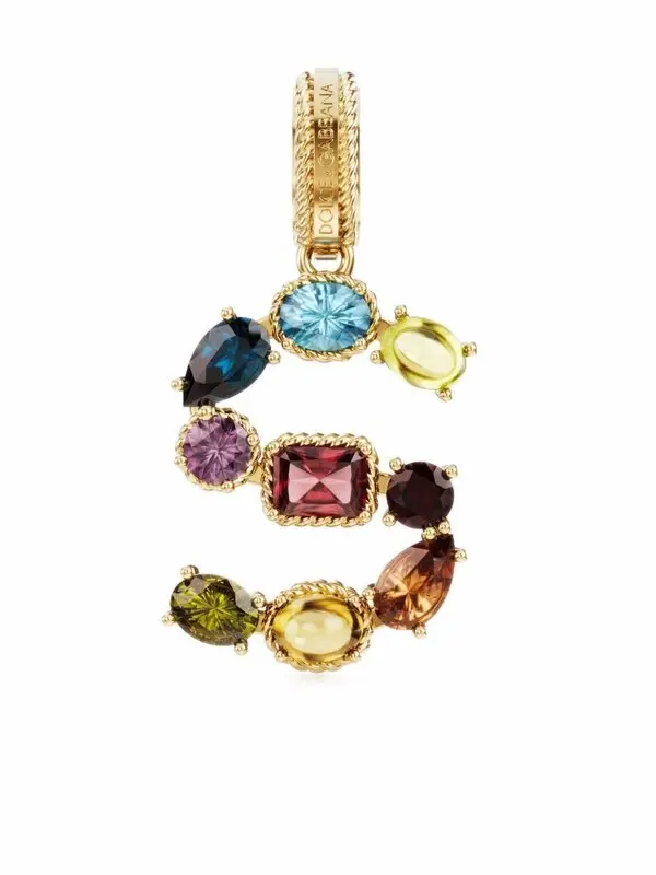 Dolce & Gabbana Rainbow Alphabet 's' Pendant - Gold