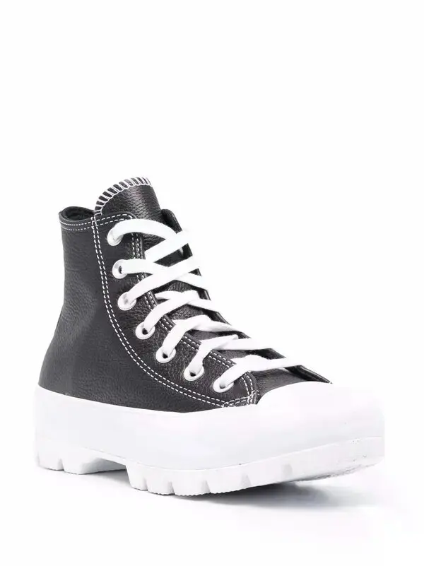 CONVERSE Logo-patch Lugged Leather Trainers