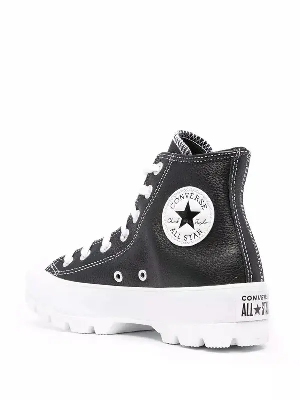 CONVERSE Logo-patch Lugged Leather Trainers