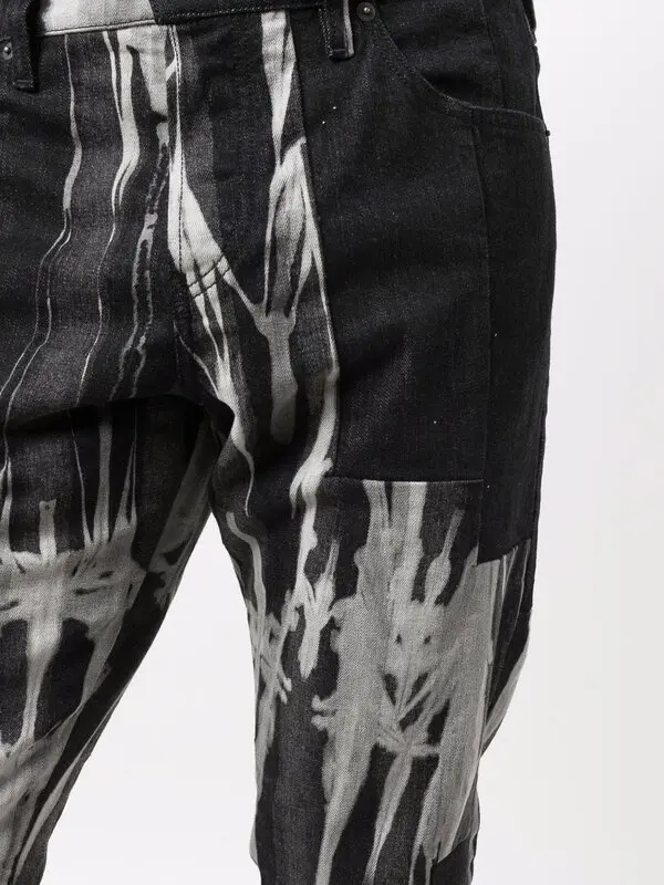 DIESEL® D-kras Slim-fit Jeans With Graphic Print