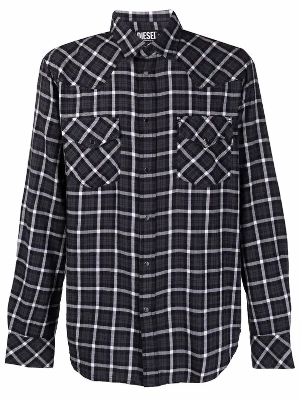 DIESEL® Check-print Shirt