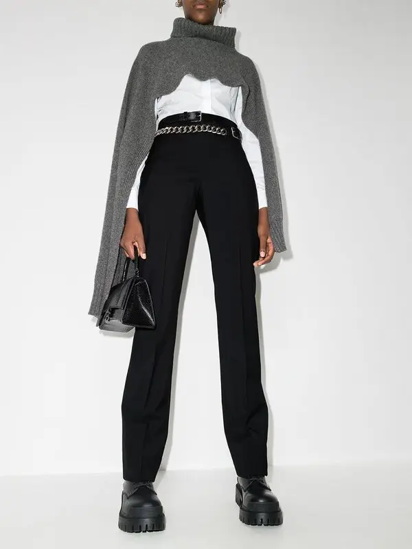 Alexander McQueen Straight-leg Wool Trousers