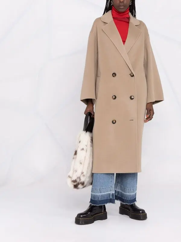 Loulou De Saison Double-breasted Borne Coat
