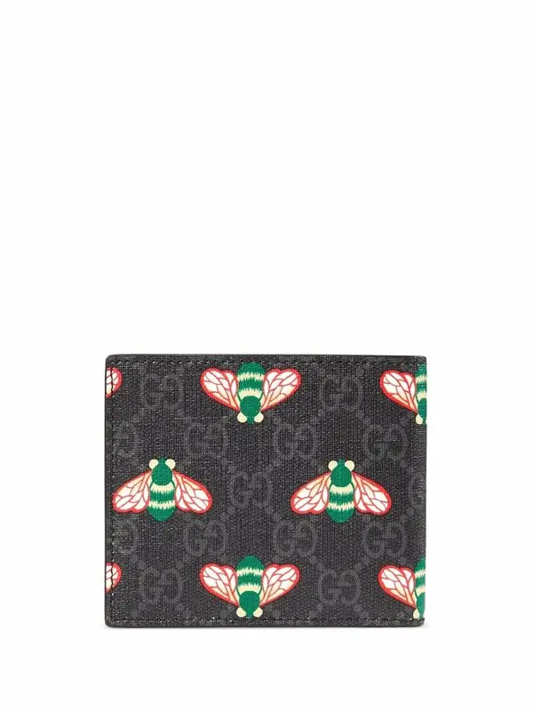 Gucci Bestiary Bee Wallet - Black | Editorialist