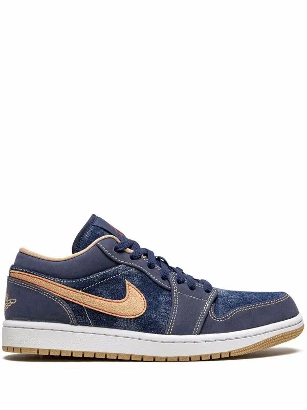 JORDAN Air 1 Low Se Denim Sneakers - Blue