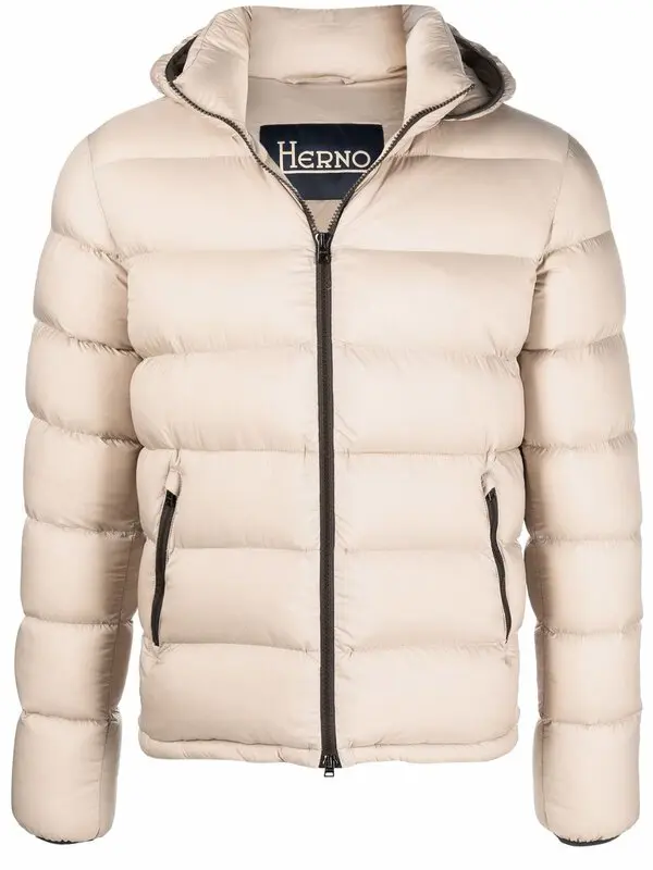 Herno Padded Quilted Jacket - Neutrals