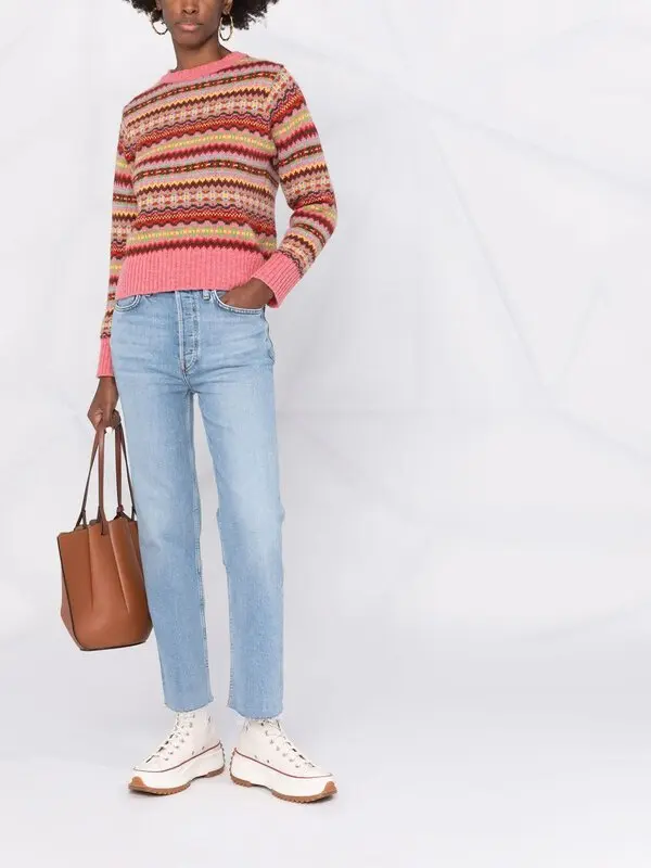 RE/DONE Mid-rise Straight-leg Jeans