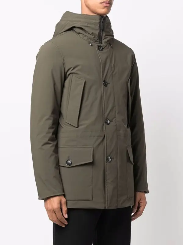Woolrich Arctic Stretch Parka Coat - Green