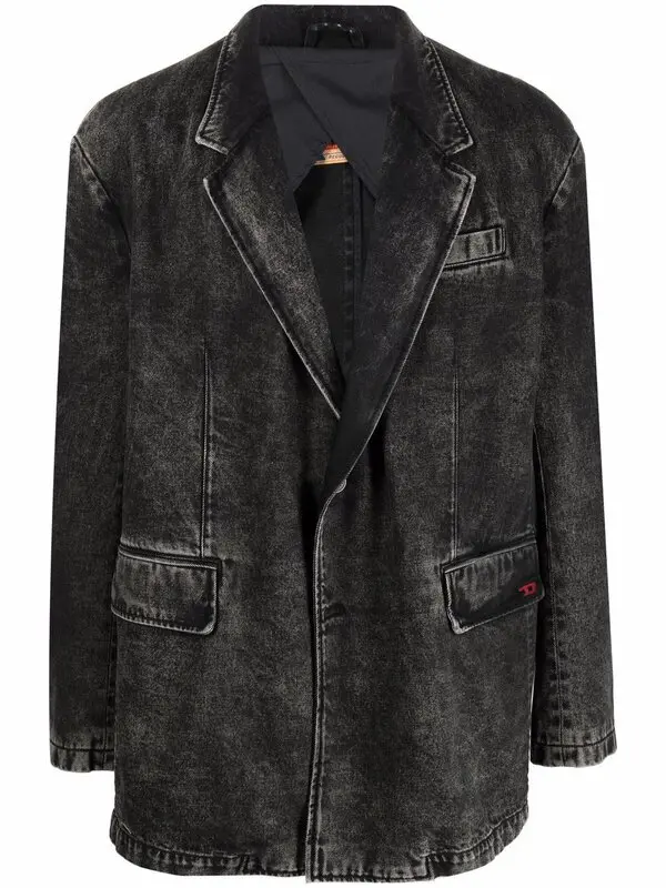 DIESEL® D-blaz Single-breasted Denim Blazer