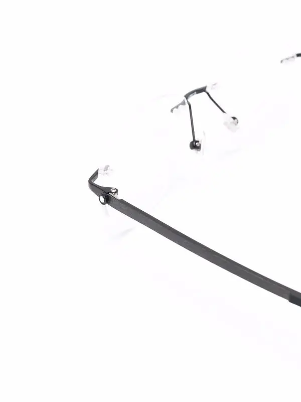 Montblanc Matte-effect Rimless Eyeglasses
