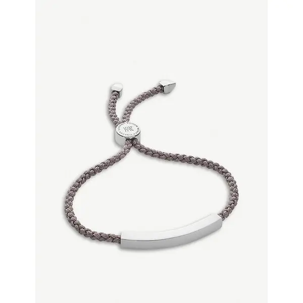 Monica Vinader Sterling Silver Linear Friendship Bracelet