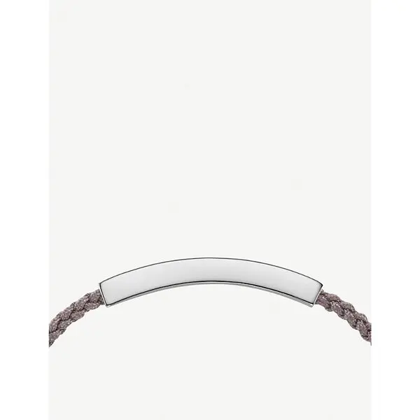 Monica Vinader Sterling Silver Linear Friendship Bracelet