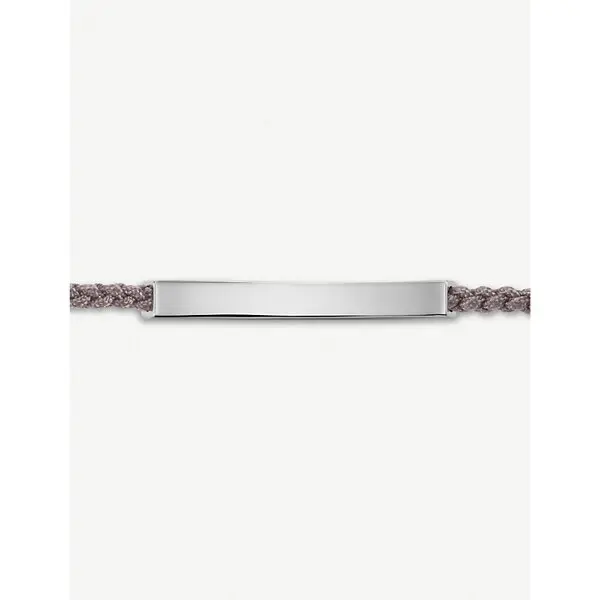 Monica Vinader Sterling Silver Linear Friendship Bracelet