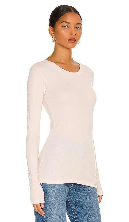 Lamade Long Sleeve Crew Neck Top - Soft Sand