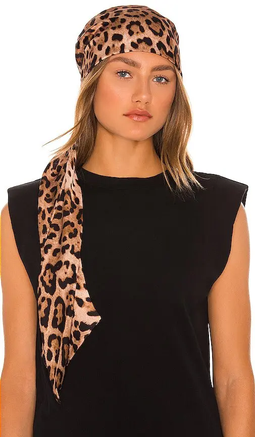 Eugenia Kim Gigi Headscarf - Camel & Black