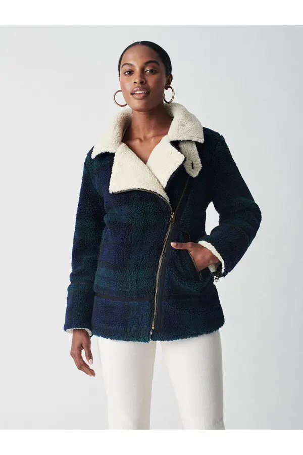 Faherty Brand Montana Moto Coat Watch Plaid