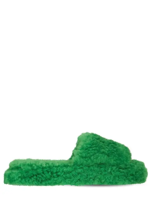 Bottega Veneta 35mm Resort Teddy Shearling Slide Sandal