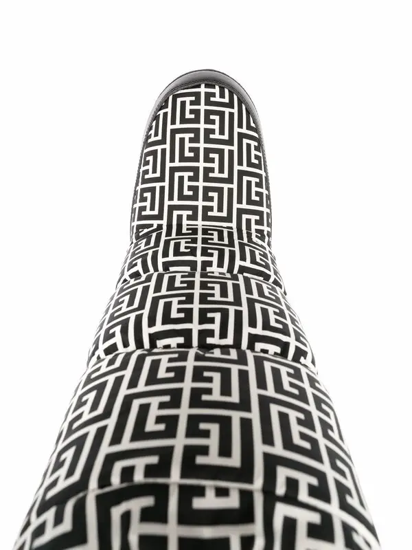 Balmain X Rossignol Monogram Jacquard Ski Boots