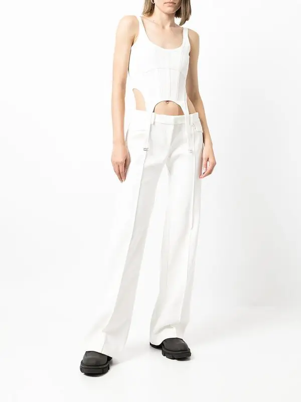 DION LEE Low-rise Straight-leg Trousers