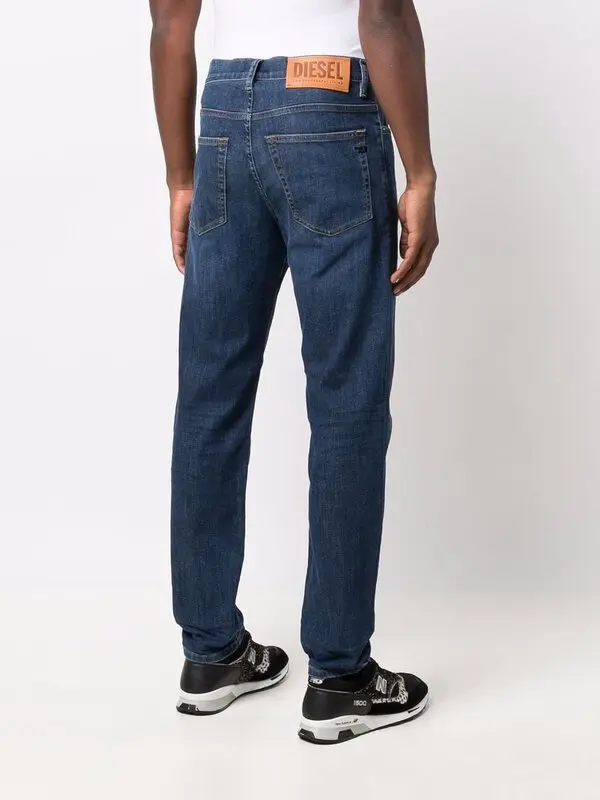 DIESEL® Whiskered Straight-leg Jeans