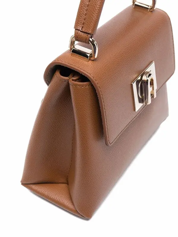 Furla 1927 Leather Tote - Brown
