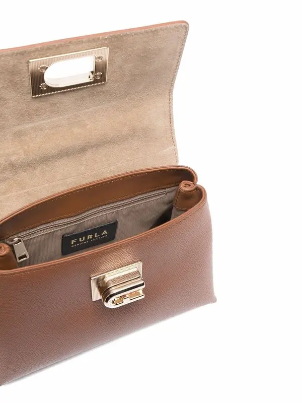 Furla 1927 Leather Tote - Brown