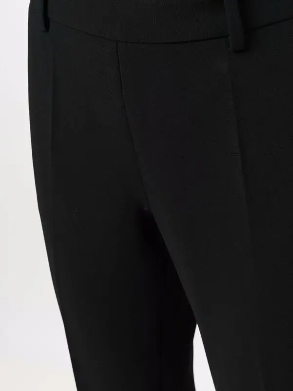 Alberto Biani Cropped Tailored Trousers - Black