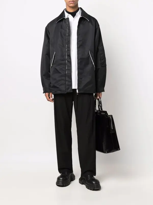 Valentino Garavani Zip-up Shirt Jacket