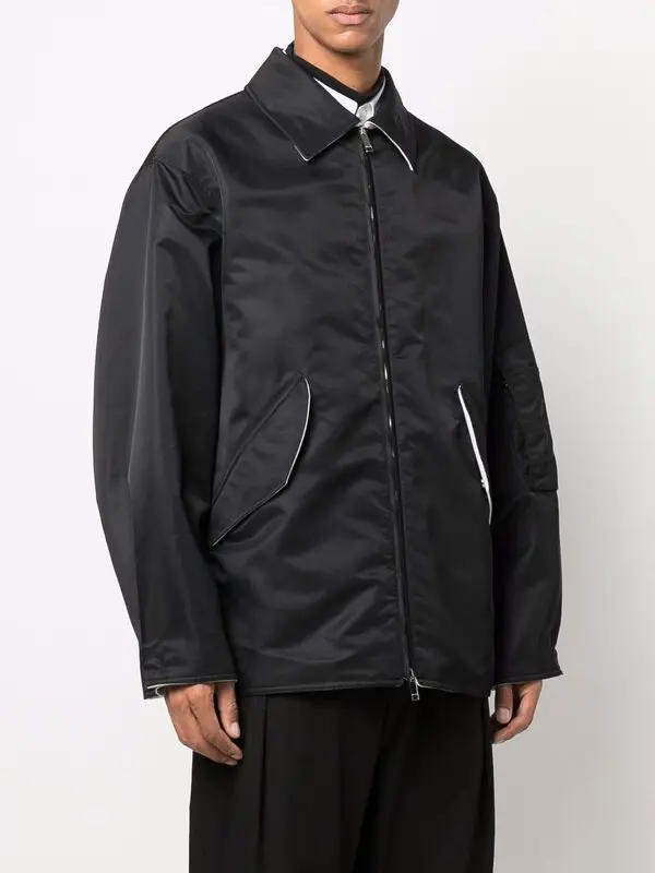 Valentino Garavani Zip-up Shirt Jacket