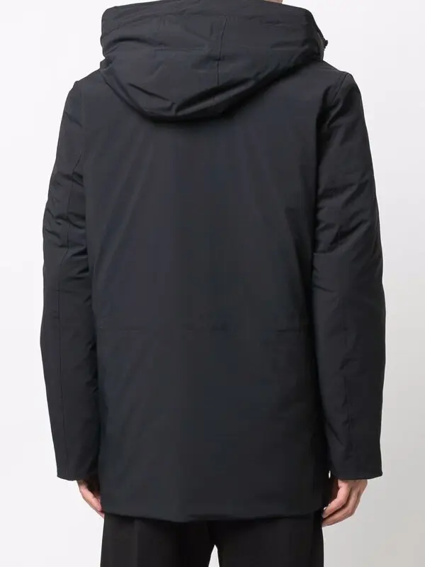 Woolrich Padded Down Parka Coat - Black