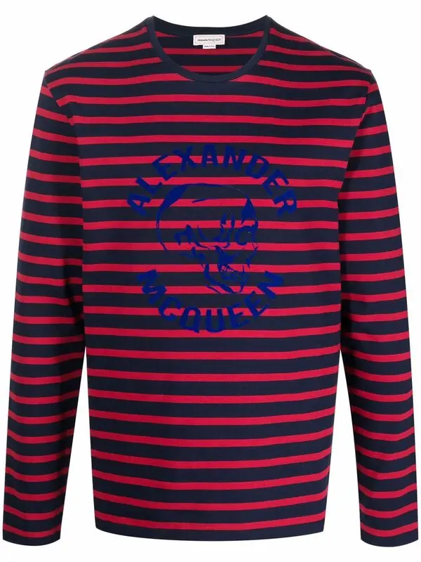 Alexander McQueen Striped Long Sleeve T-shirt