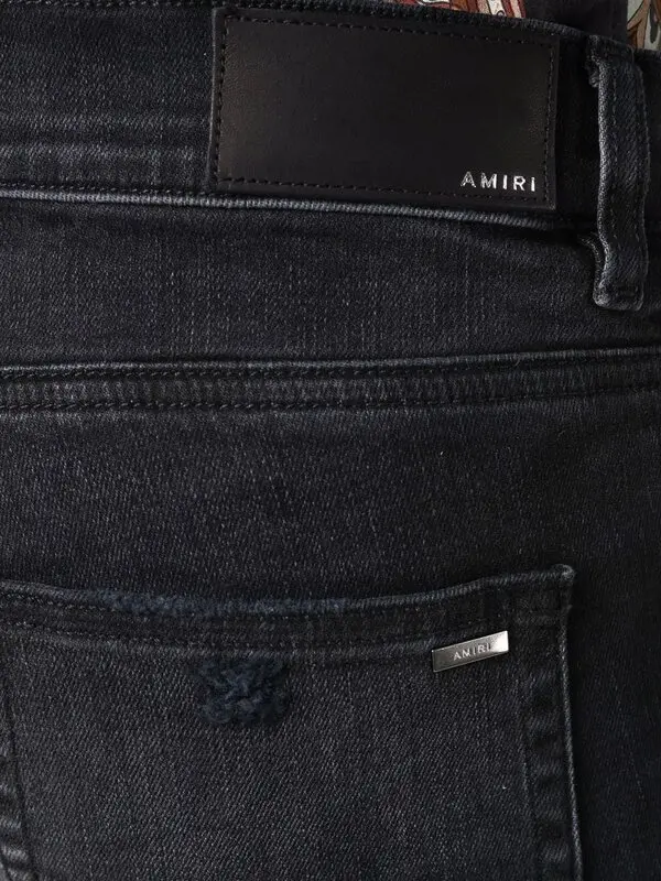 Amiri Mx1 Mid-rise Skinny Jeans - Black