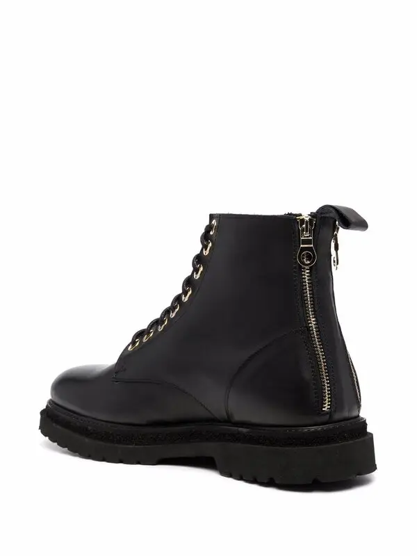 GIULIANO GALIANO Zipped Leather Boots