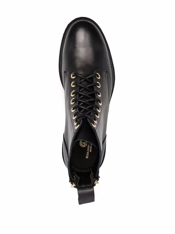 GIULIANO GALIANO Zipped Leather Boots