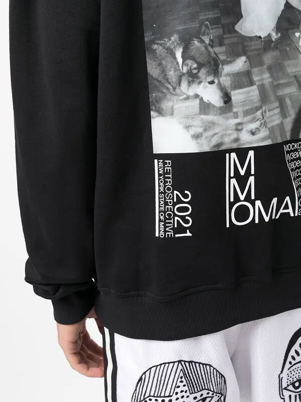 HACULLA. Red Light Slogan-print Hoodie - Black