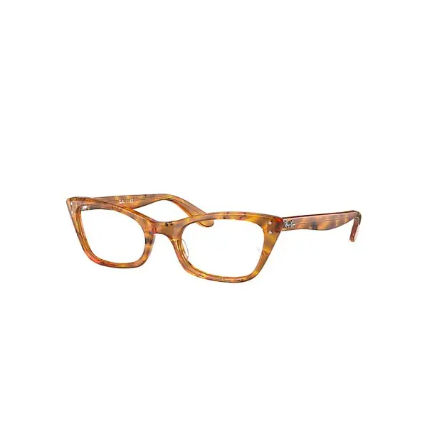 Ray-ban Lady Burbank Optics Eyeglasses Frame - Amber Tortoise