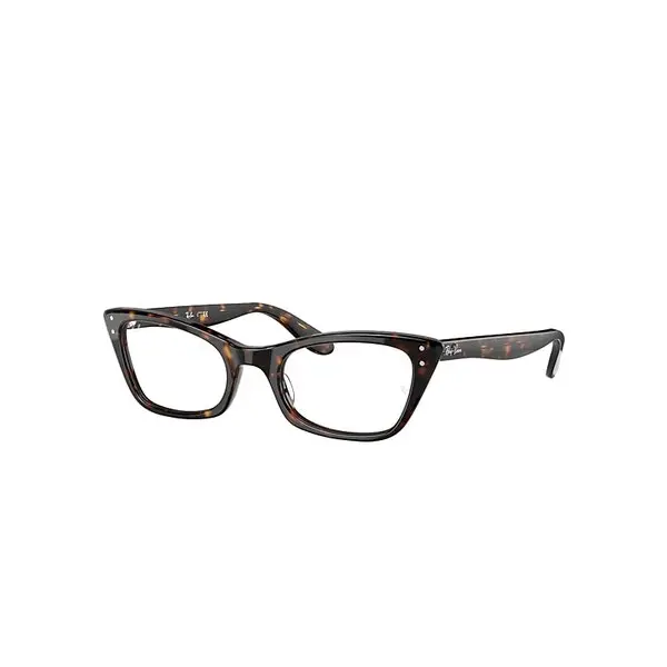 Ray-ban Lady Burbank Optics Eyeglasses Frame Clear Lenses - Havana