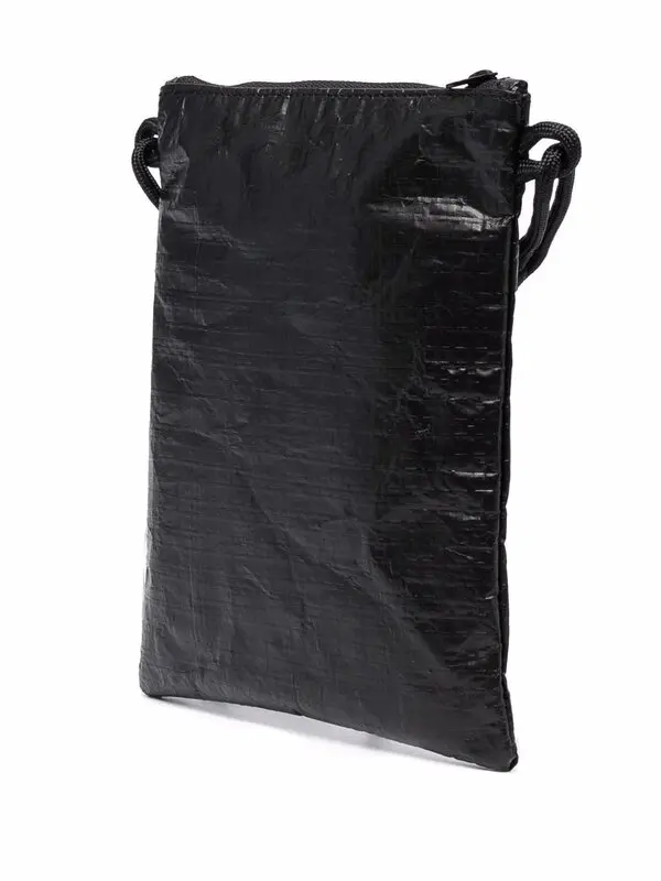 Wtaps Logo-Patch Hangover Pouch Shoulder Bag - Black | Editorialist