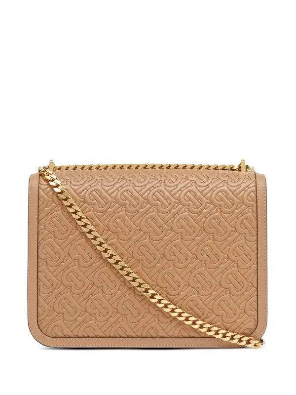 Burberry Tb Monogram Quilted Shoulder Bag