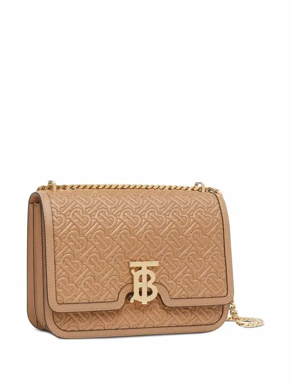 Burberry Tb Monogram Quilted Shoulder Bag
