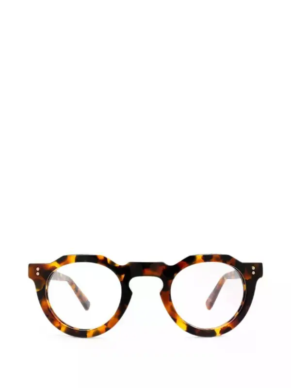 LESCA Pica Eyeglasses - Brown