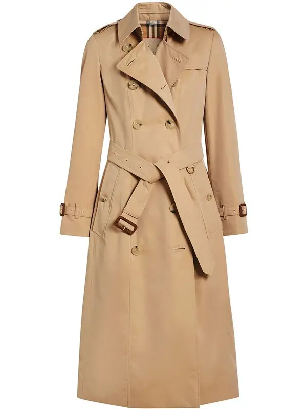 Burberry Chelsea Heritage Long Trench Coat - Neutrals